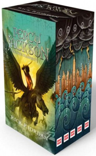 Pakiet Percy Jackson I Bogowie Olimpijscy Tomy 1 5 Riordan Rick
